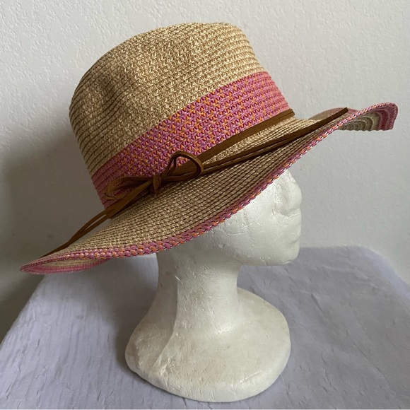 Tropical Trends | Accessories | Tropical Trends Sunhat Pink Natural ...